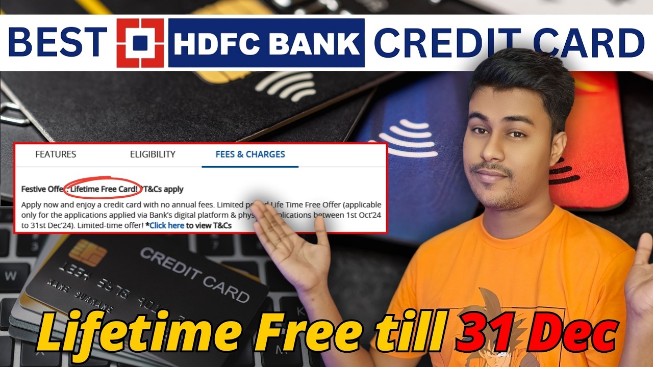 HDFC Best Lifetime Free Credit Card || Limited Time Offer !! Valid Till ...