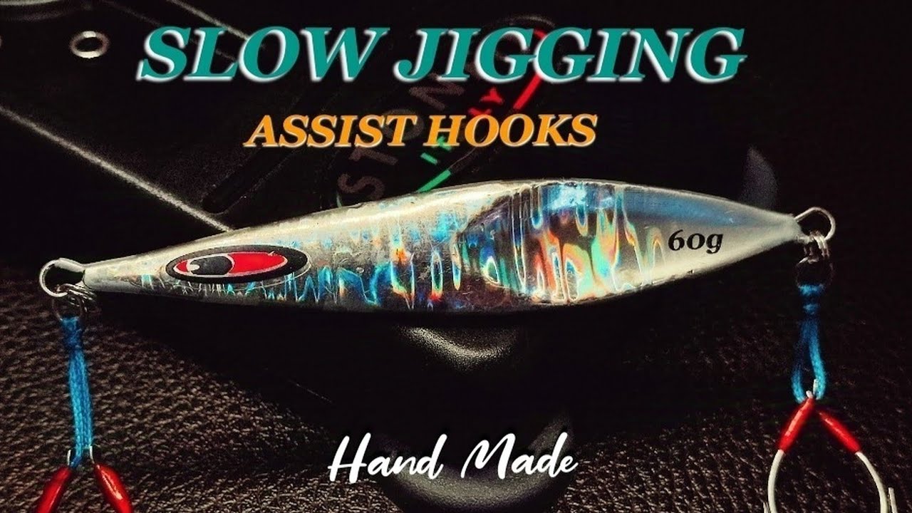 Slow Jigging Assist Hooks - Handmade - YouTube