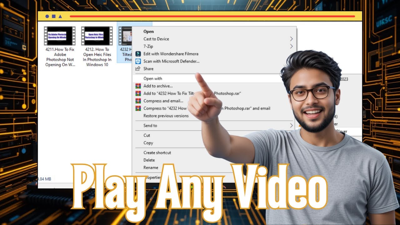 How To Play Any Videos In Windows Media Player - Full Tutorial - YouTube