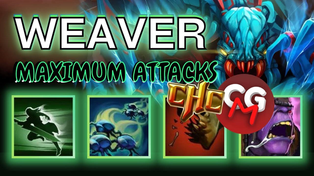 MAXIMUM ATTACKS WEAVER | NIMBLE + GEMINATE ATTACK & FEAST | CUSTOM HERO ...