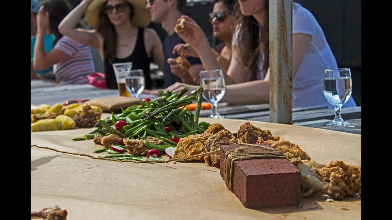 Brooklyn Grange - Butcher Paper Dinner - YouTube