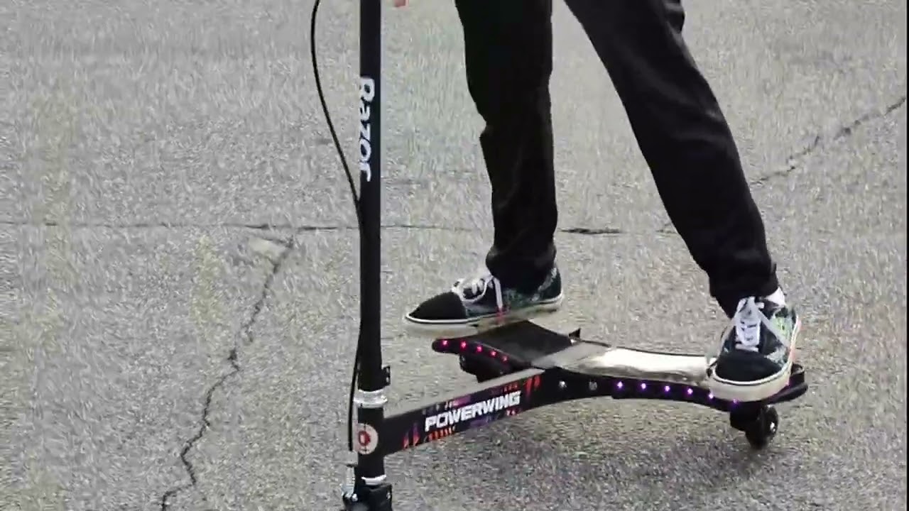 Razor PowerWing Lightshow Caster Scooter for Kids Ages, little small ...