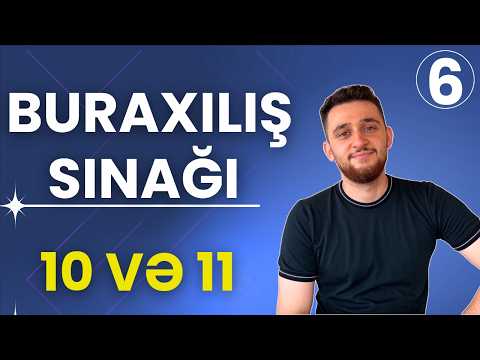 📍✅ 11-ci və 10-cu sinif Buraxılış sınağı 6 | 2026 Buraxılış |
