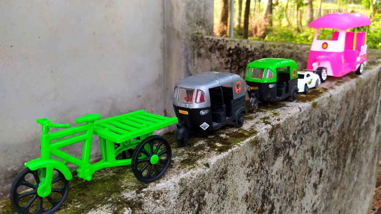 Driving Some Different Color CNG Auto Rickshaw In Outer Wall - YouTube