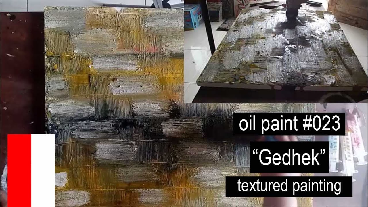 How to Texture Painting | "Gedhek" | Indonesian Cultures | 023 - YouTube