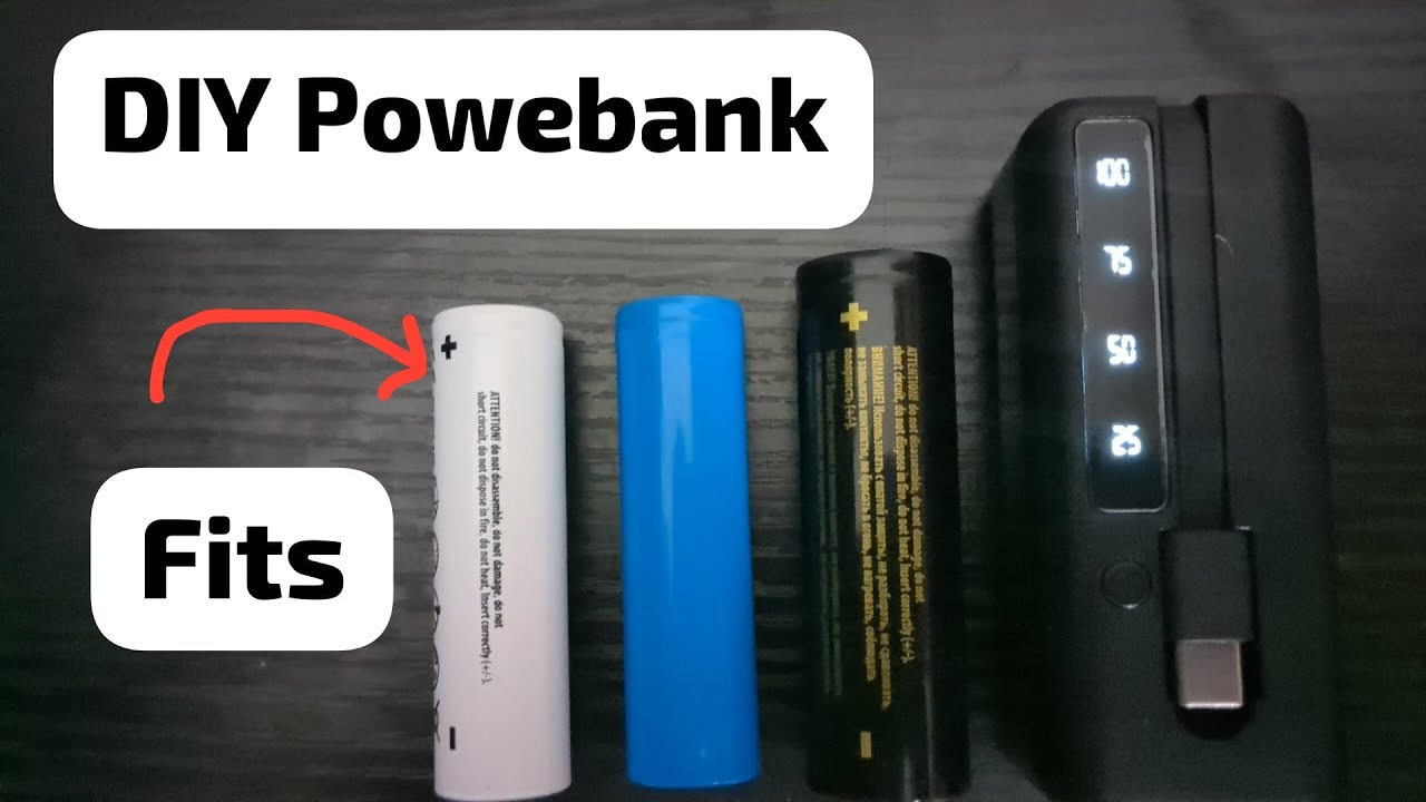 DIY Powerbank fits many batteries - Easily Swap out batteries 18650 ...