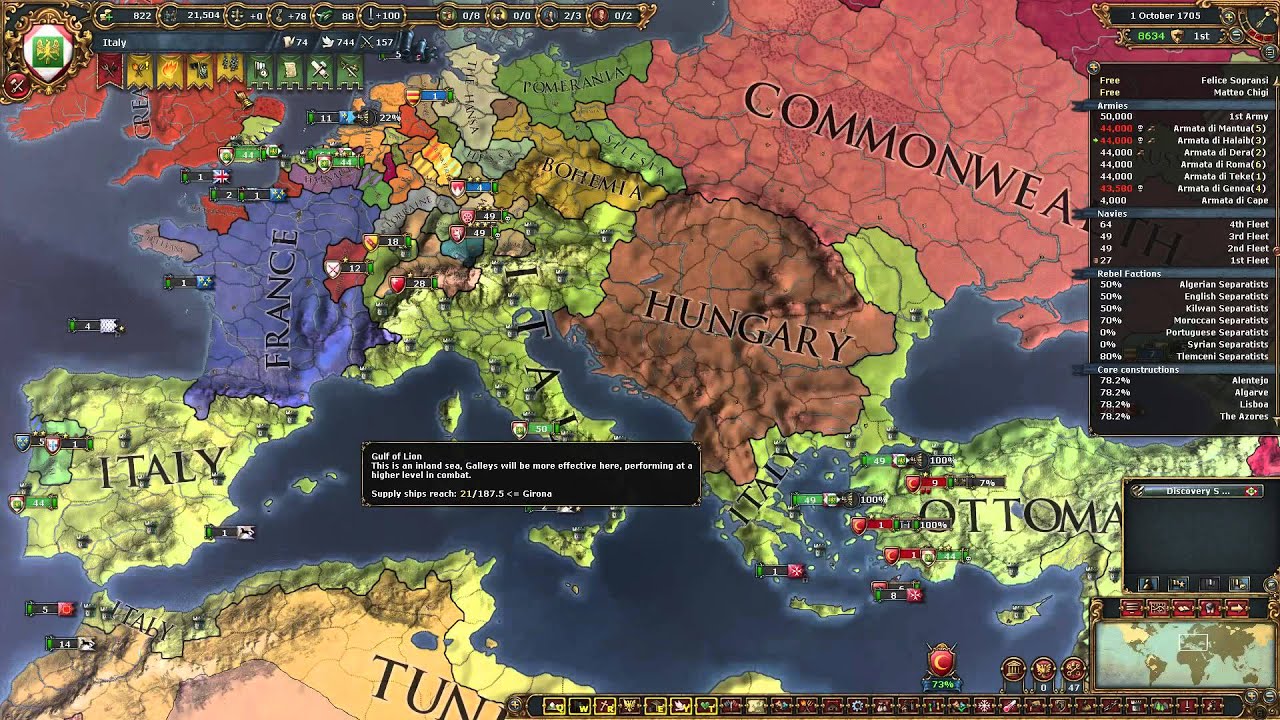 Milan (Ironman) EU4 Common Sense Ep67 - Europe Africa Connection - YouTube