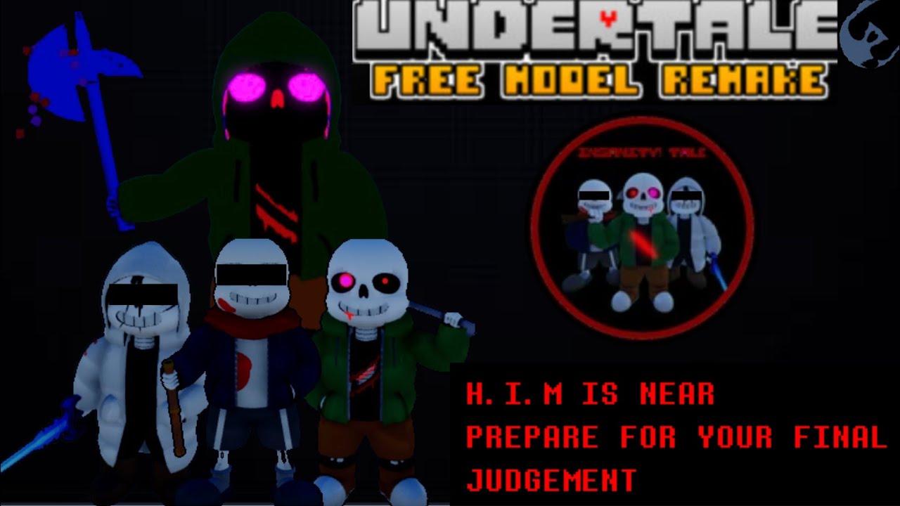 [UNDERTALE FREE MODELS REMAKE] H.I.M + Insanity Pack Gamepass Review ...