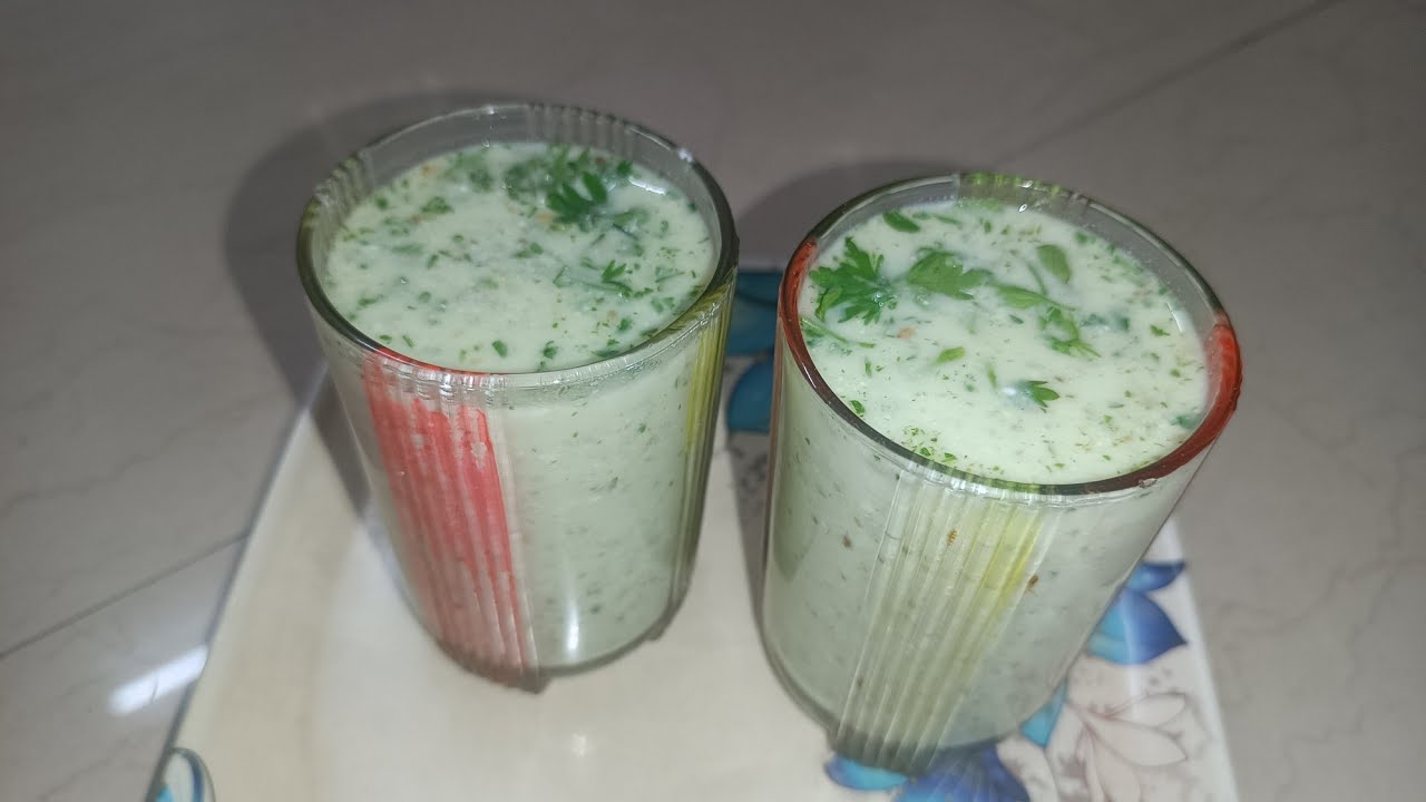 थंडगार रुचकर पाचक मसाला ताक||Masala Tak||Recipe by Geeta chougale - YouTube