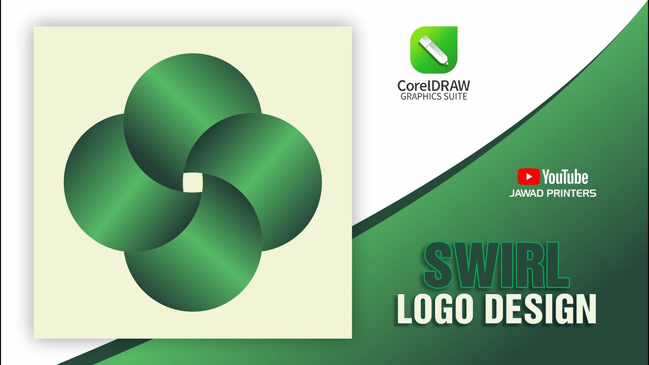 Swirl Logo Design in CorelDraw Tutorial | Creative Logo Design Ideas ...