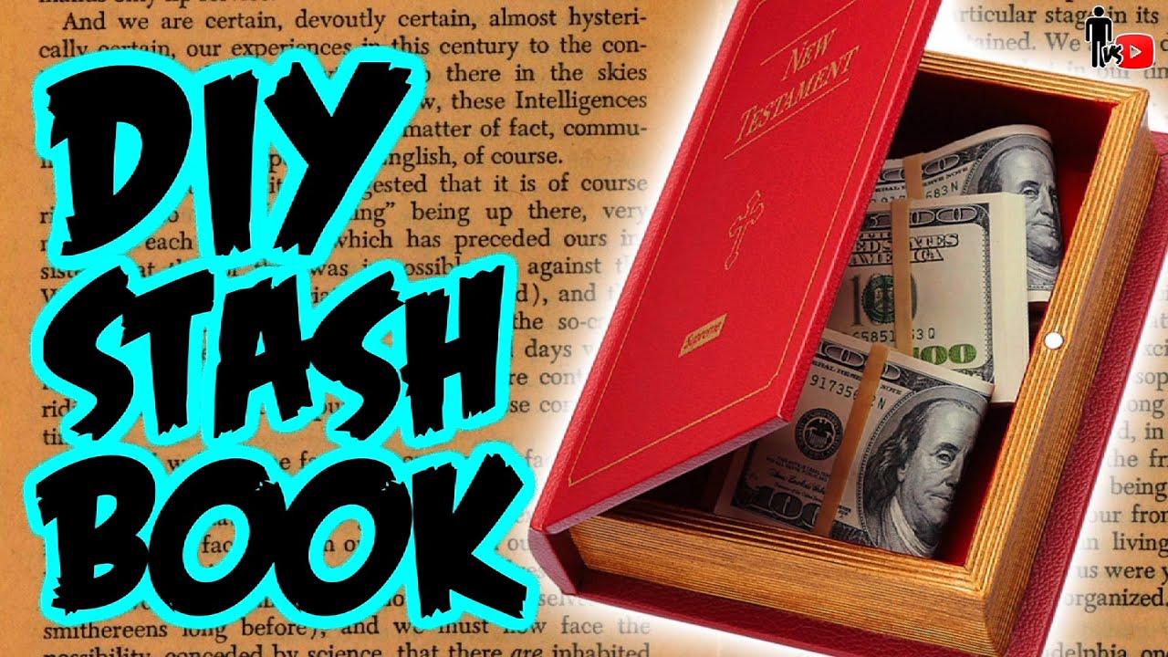 DIY SECRET STASH BOOK - Man Vs Youtube #16 - (CONTEST CLOSED) - YouTube