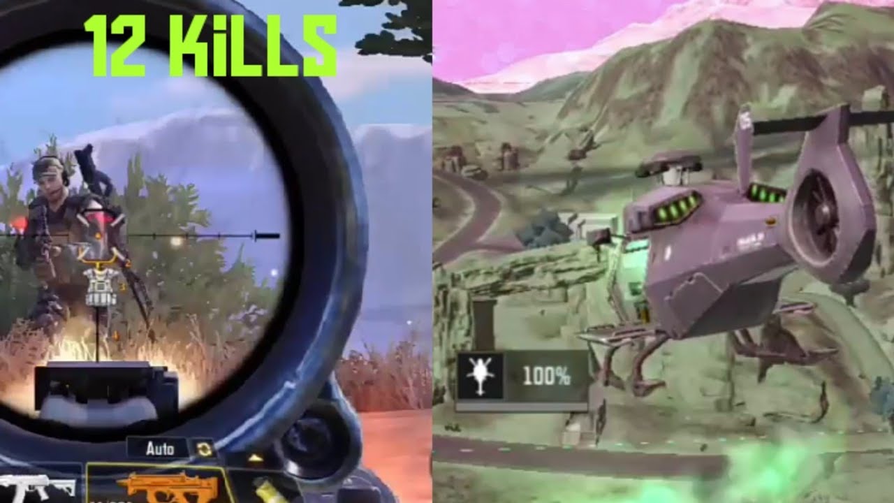 Crashing the helicopter | 12 kills | Call of duty mobile gameplay #10 ...