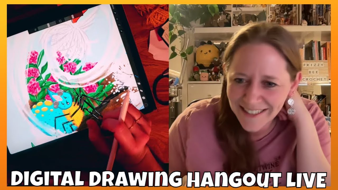 Pop-Up Late Night Drawing LIVE with Frizzy - YouTube
