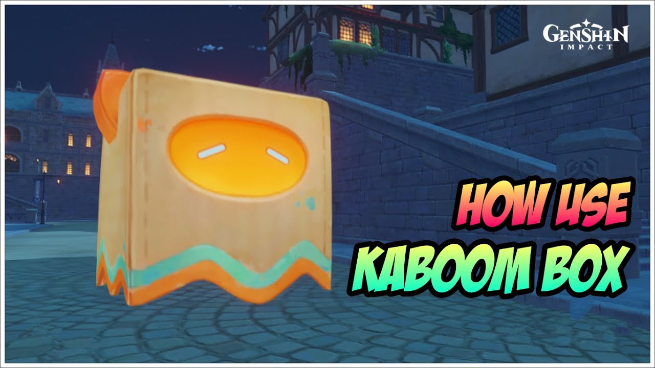How use New Gadget: Kaboom Box, 4th Anniversary Gift - Genshin Impact ...