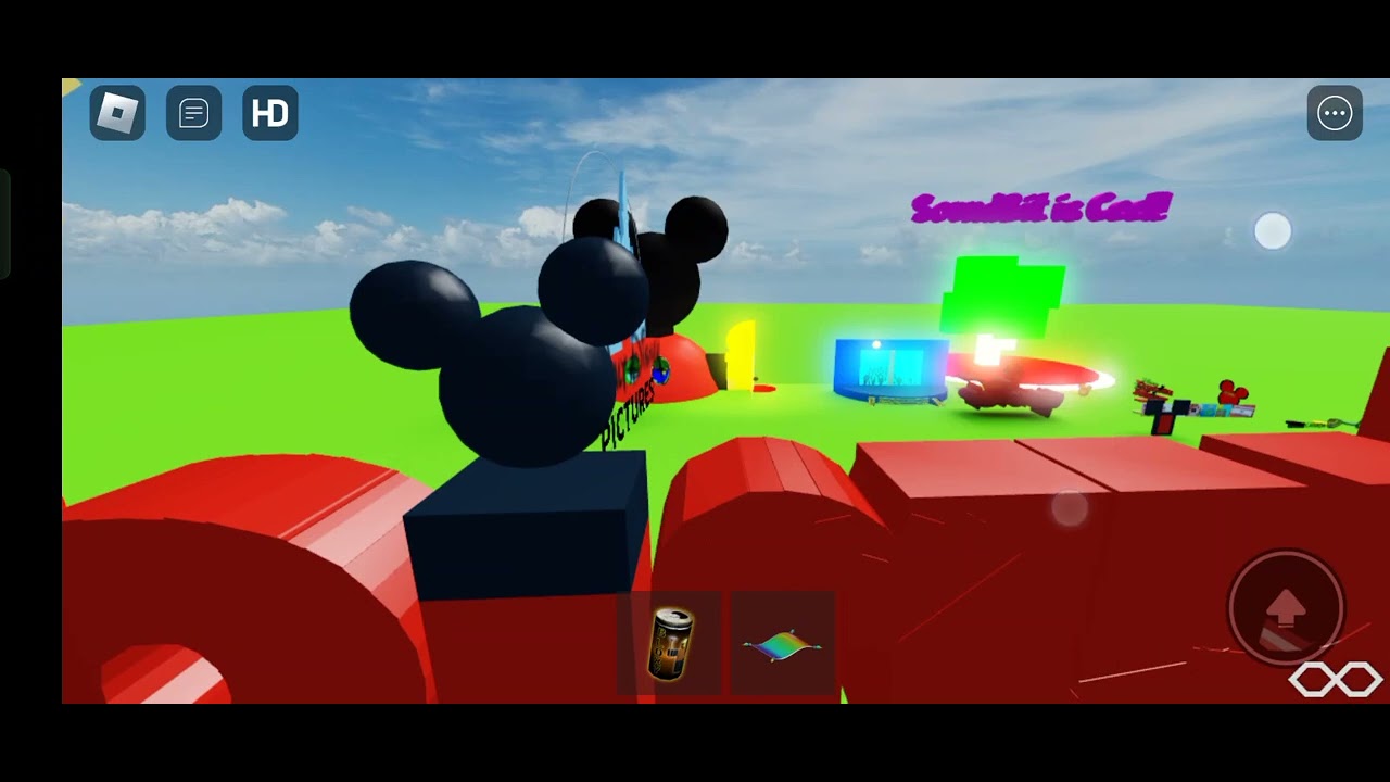 i was playing roblox games like Playhouse Disney rp and Mickey Mouse ...