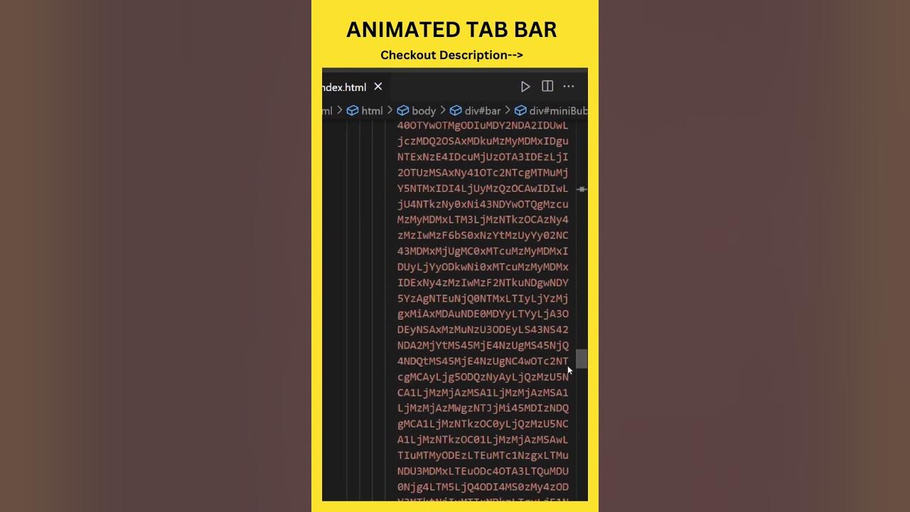 Animated Tabs | HTML | CSS | JavaScript | Animation | EducateKaro.com #shorts - YouTube