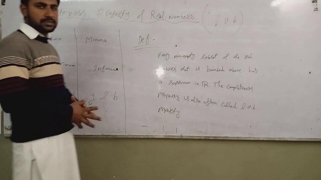 Completeness Property Of Real Number Urdu Hindi YouTube Completeness Property Of Real Number Urdu Hindi YouTube