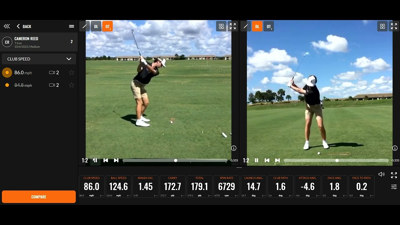 Cameron Reed at Lakewood National GC on October 6, 2023 - YouTube