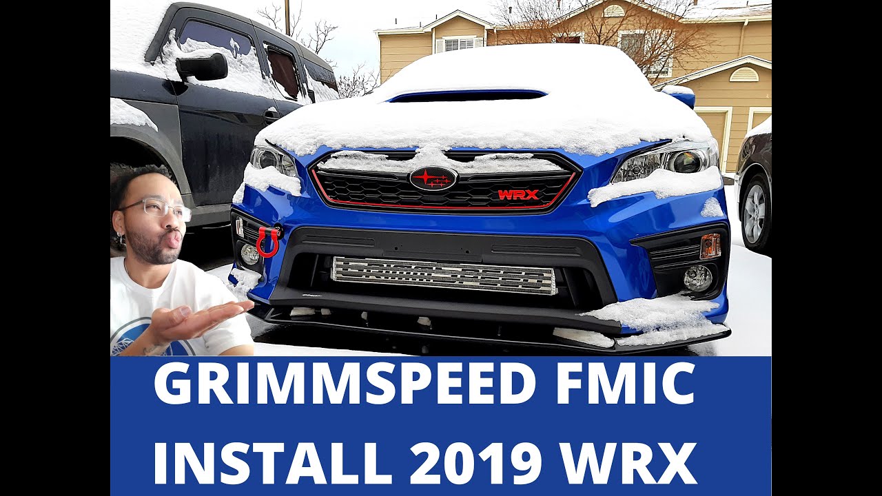 Grimmspeed FMIC install (detailed) WRX 2019 - YouTube