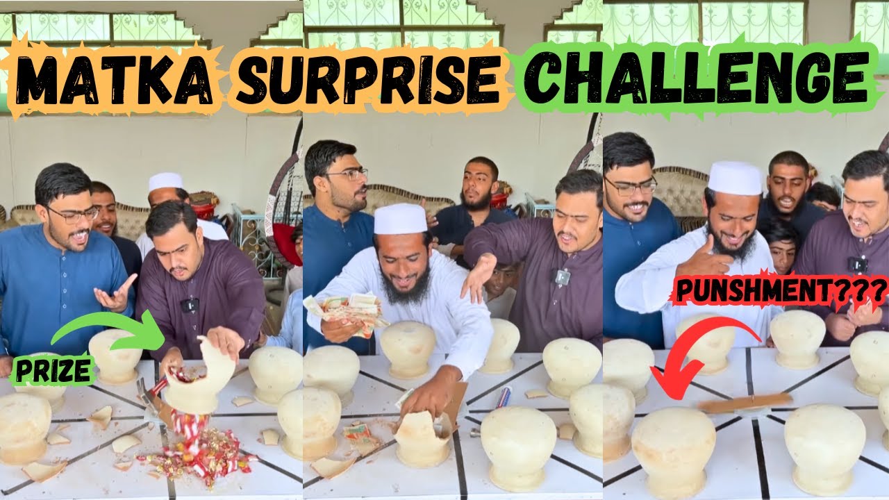 Matka Surprise Challenge - YouTube