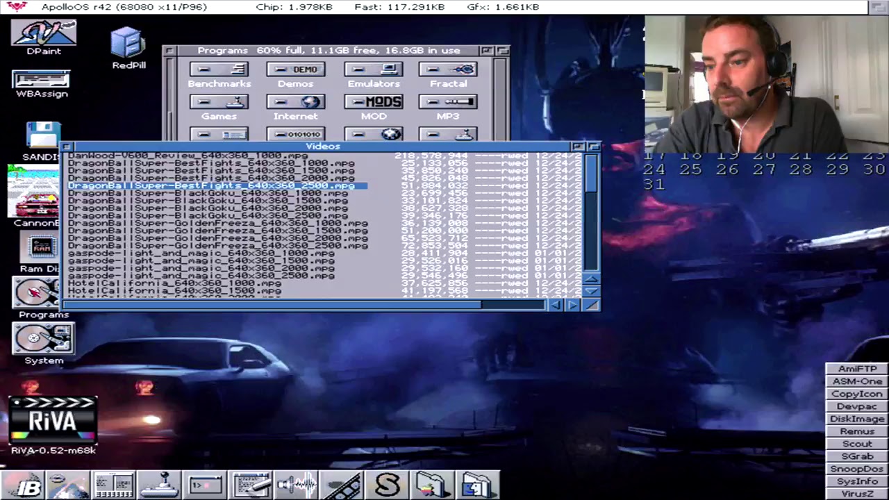 Amiga - vampire OS 3.9 32gb - YouTube