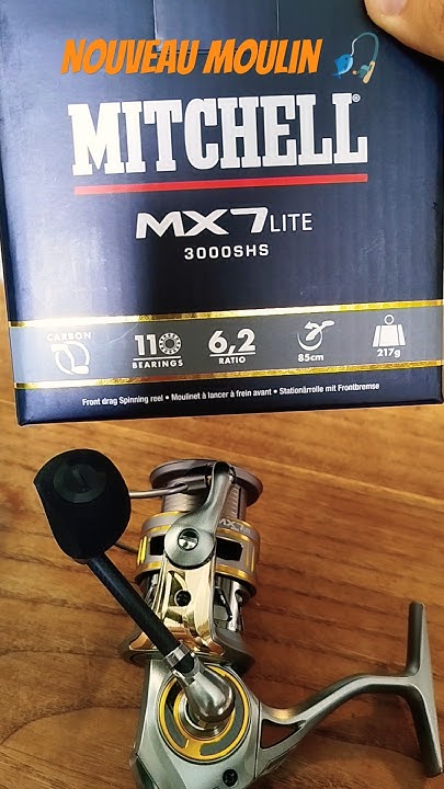 nouveau moulinet Mitchell MX7 #pêchedubar #pêchedubord #moulinet - YouTube