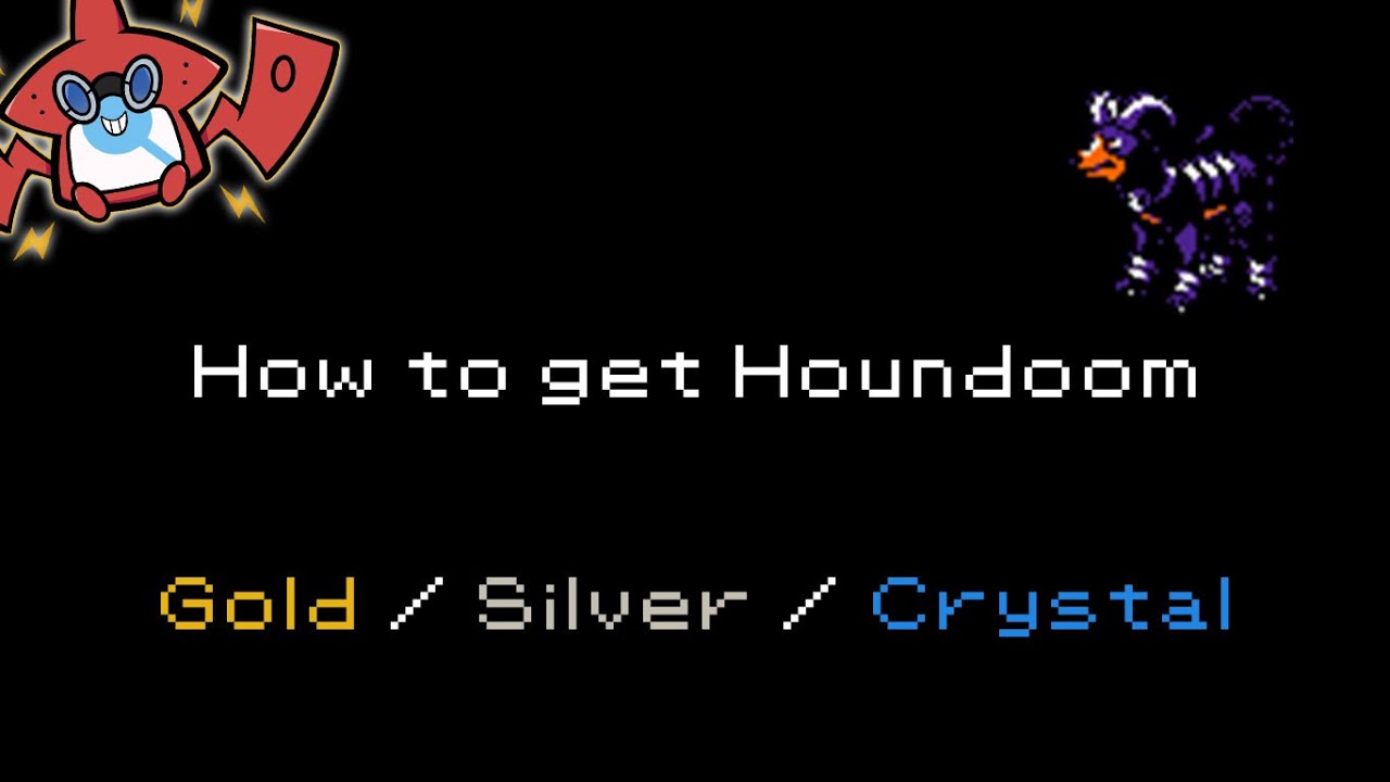 How to get Houndoom in Pokemon Gold/Silver/Crystal [#229] - YouTube