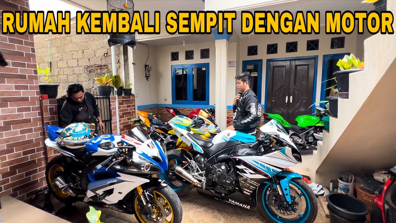 AKHIRNYA MOTOR AKANG MV KEKUMPUL SEMUA || PARKIRAN KEMBALI SEMPIT - YouTube