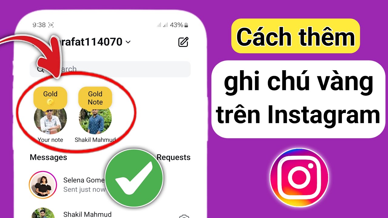 Cách Nhận Ghi Chú Vàng Trên Instagram 2024 | Cách Thêm Ghi Chú Vàng ...