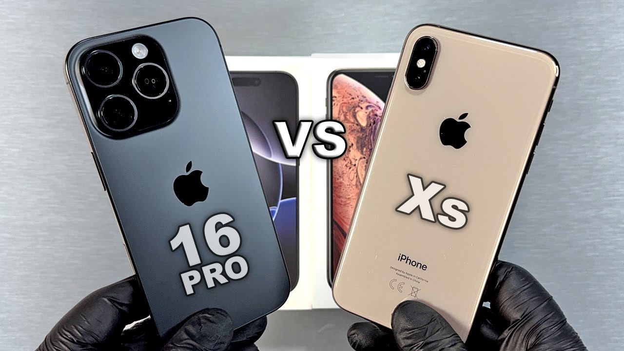 iPhone 16 Pro vs iPhone Xs COMPARISON! (Camera, Size, Differences ...