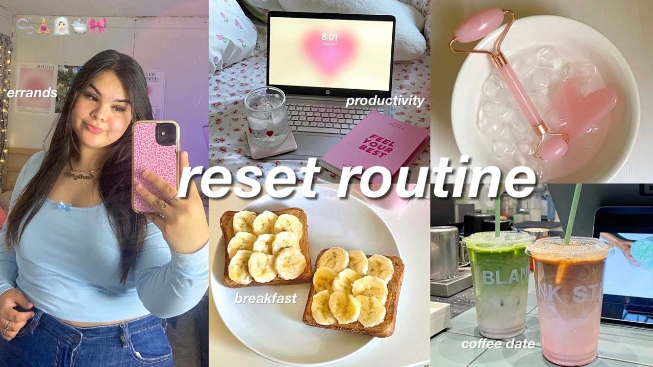 WEEKLY RESET ROUTINE: self care shopping, healthy habits, productivity ...