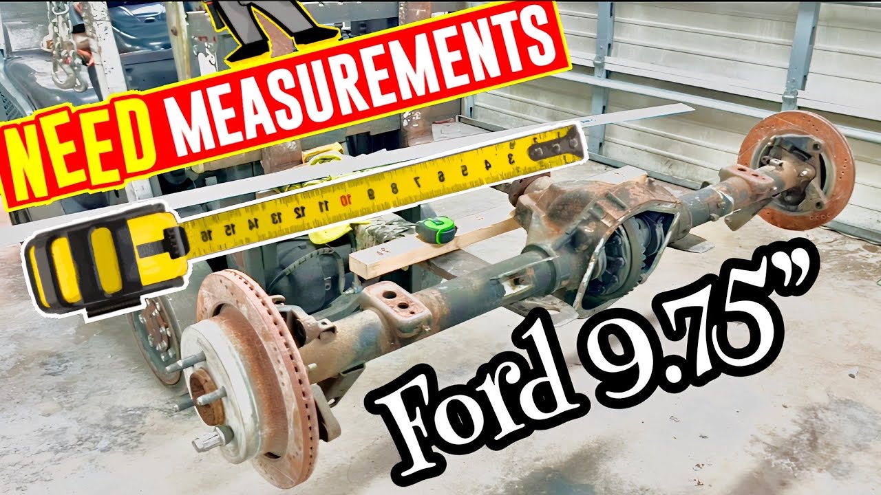 📐 Measuring Ford 9.75 Axle Custom Shortening - YouTube