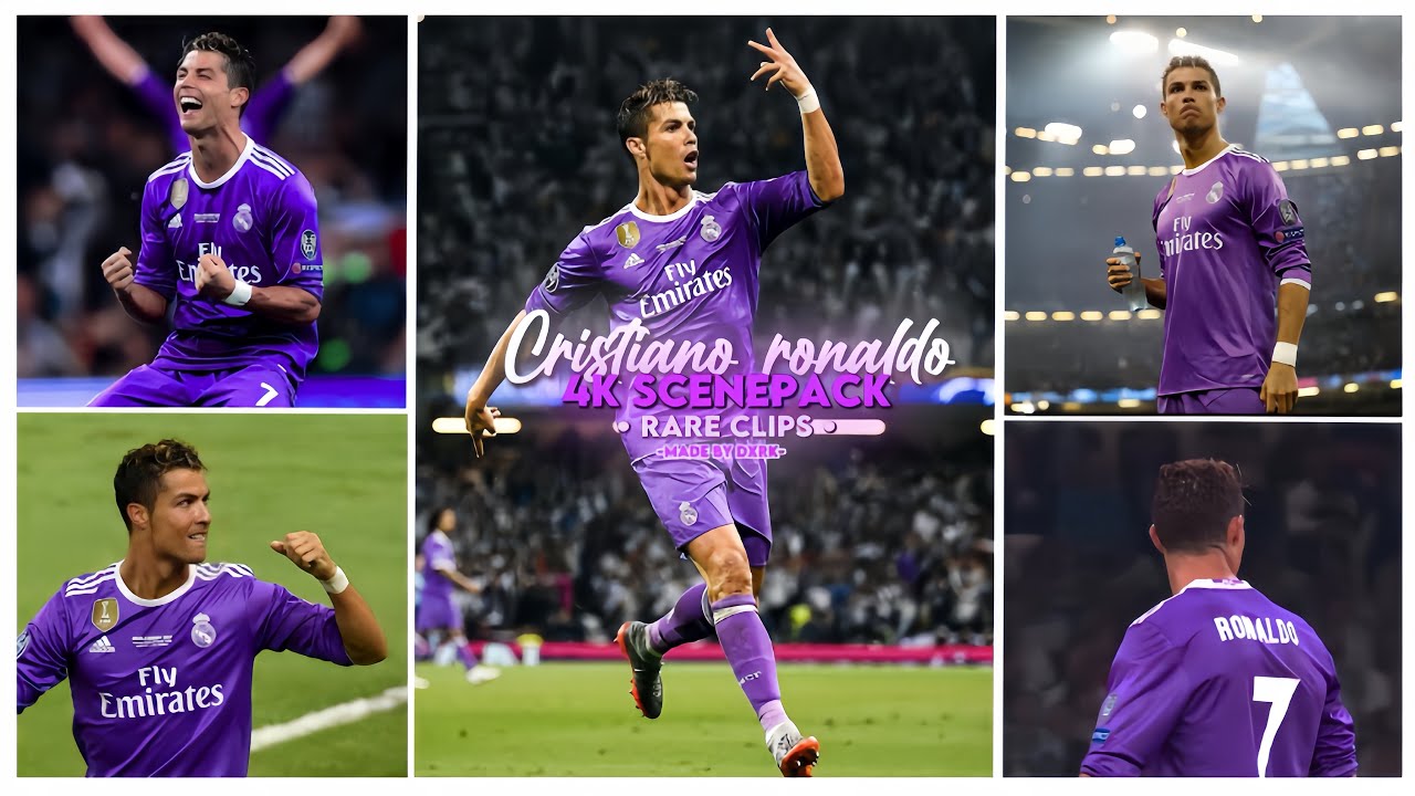 Cristiano Ronaldo Purple Shirt Vs Juventus 4k Scenepack | No CC ...