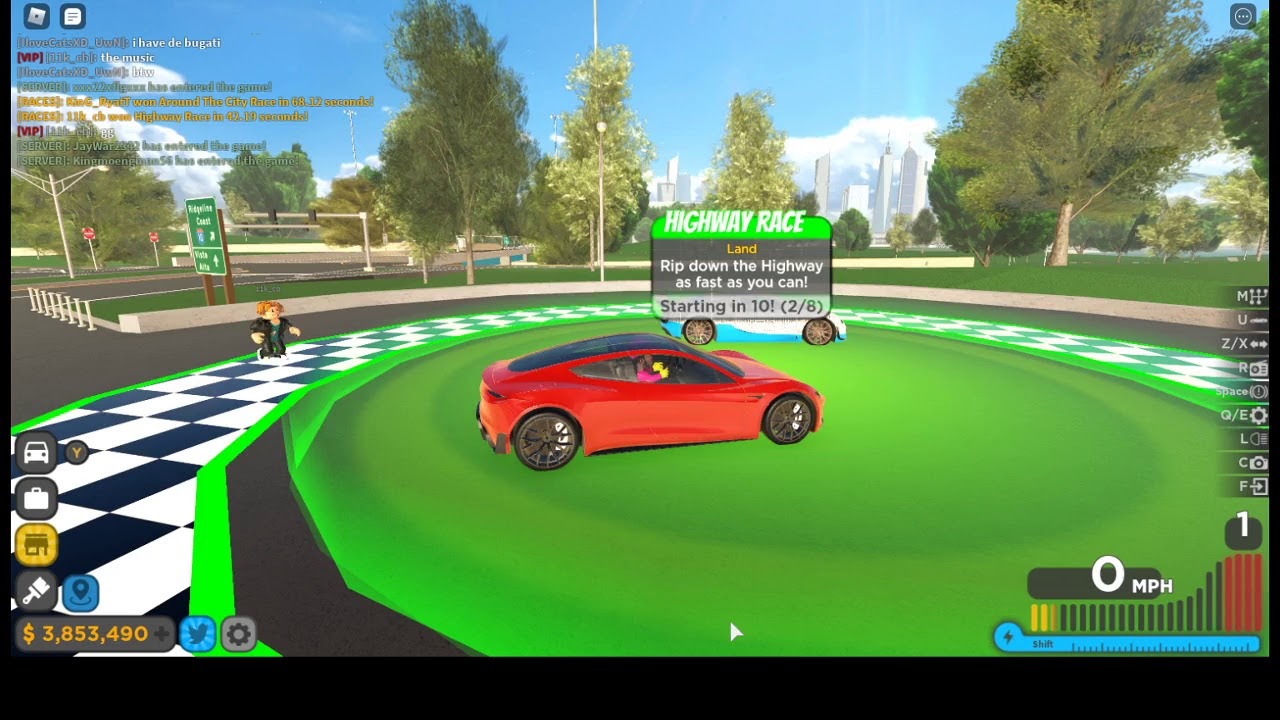 Winning races on wayfort(driving empire ) roblox - YouTube