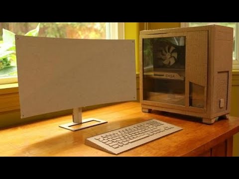 PC de carton - YouTube