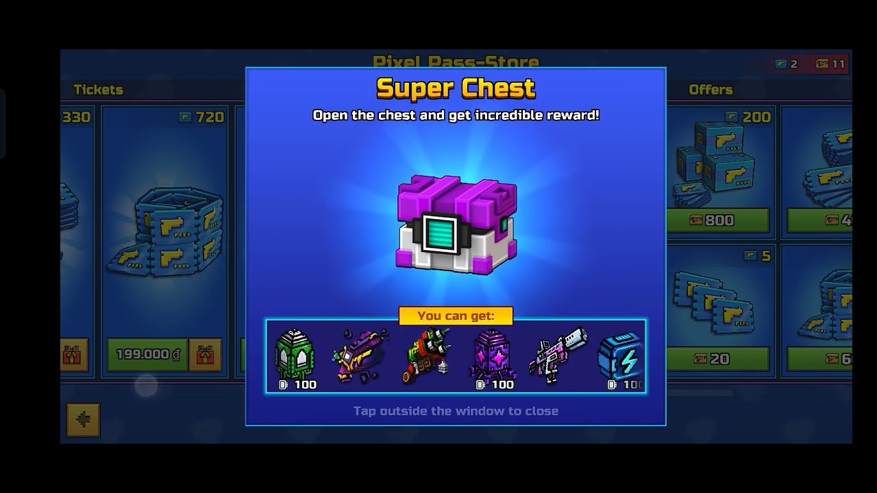 Super chest got update in pixel pass store Mythcal Harsh punisher back ...