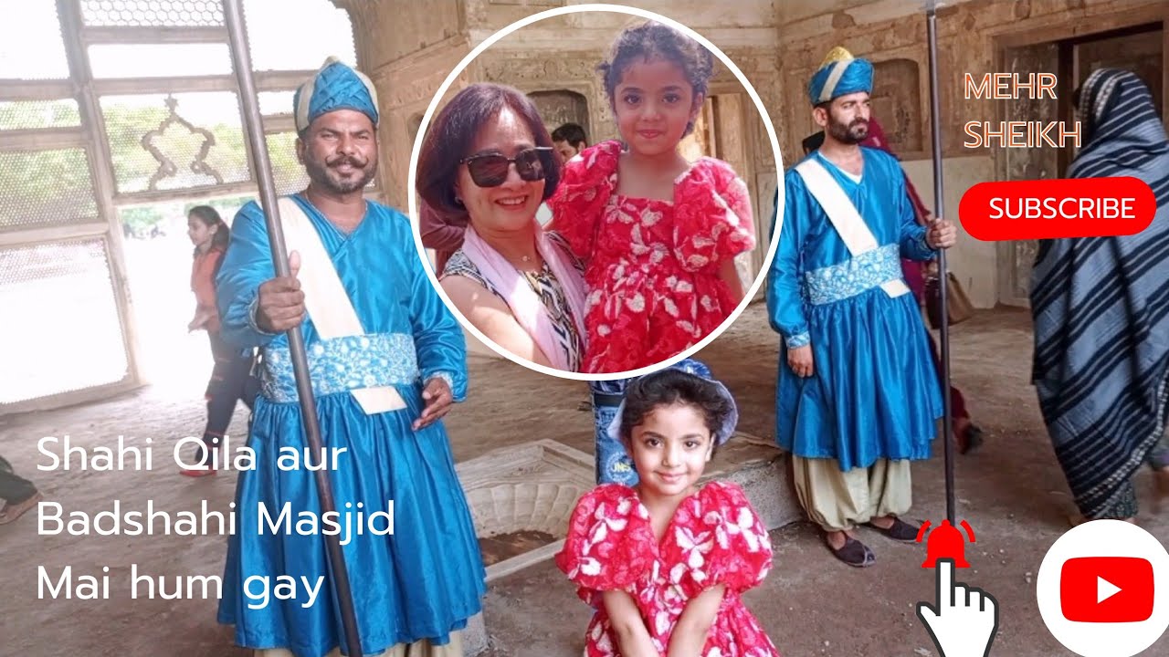Shahi Qila in Lahore and Badshahi Masjid par gay || buhat chlna para ...