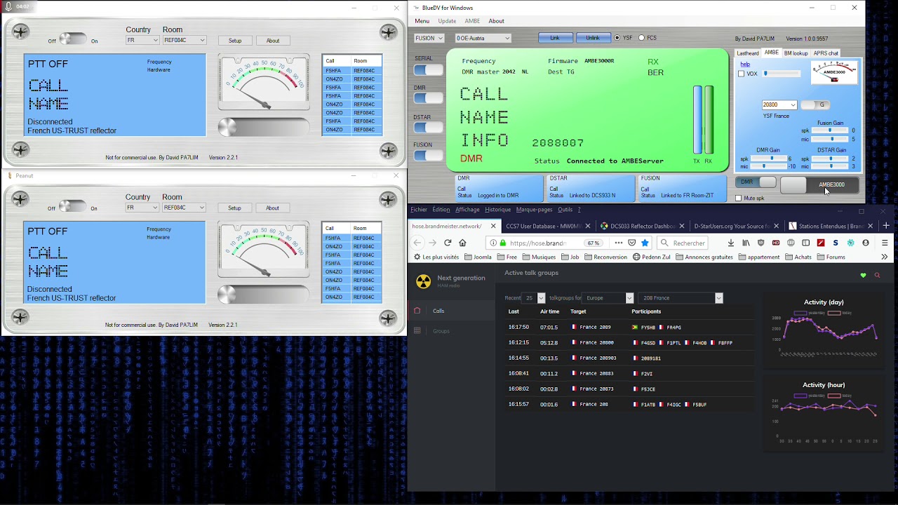 Configuration BlueDV DVSTICK30 AMBE 3000 sur Serveur Raspberry Partie 2 ...