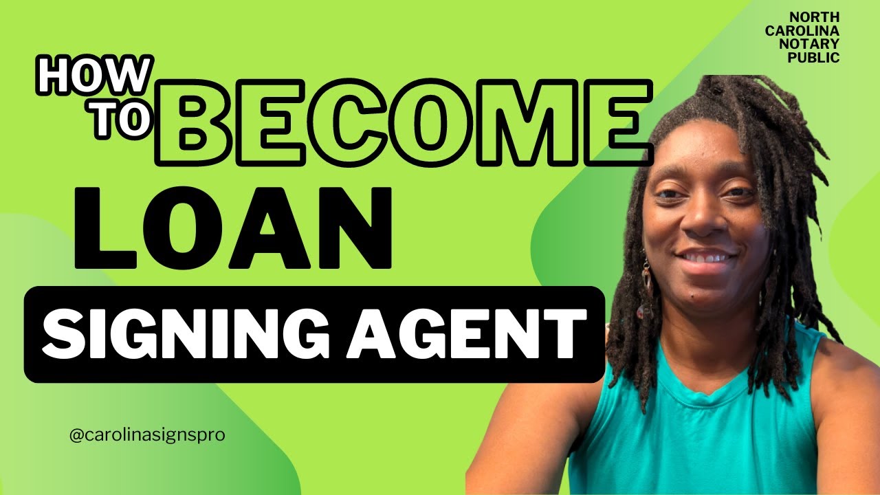 How You can Became a Loan Signing Agent Without Any Training - YouTube
