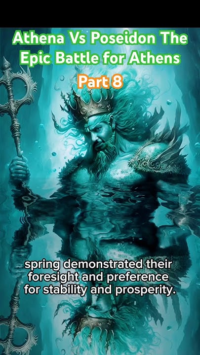 Athena Vs Poseidon The Epic Battle for Athens Part 8 #foryou #greekgods ...