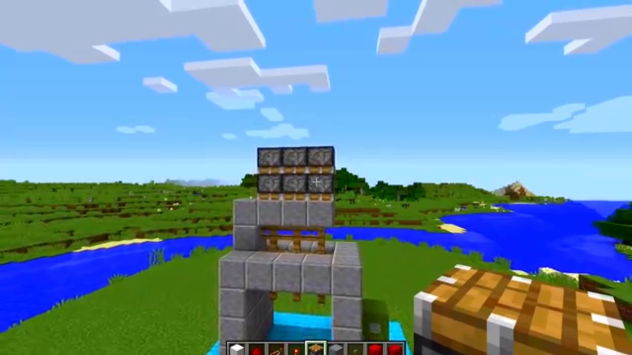 CARA MEMBUAT GERBANG KASTIL - MINECRAFT INDONESIA - YouTube