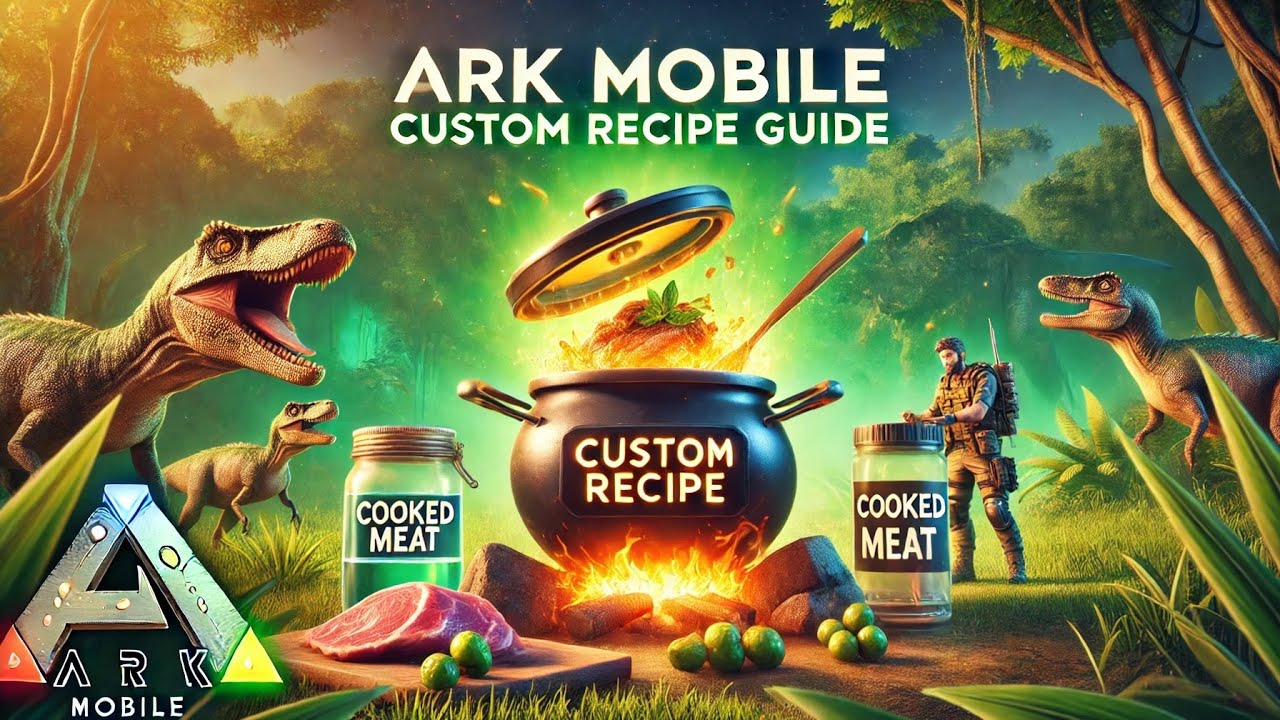 ARK Mobile Custom Recipes Guide 🔥 | Best Food & Buffs for Survival ...
