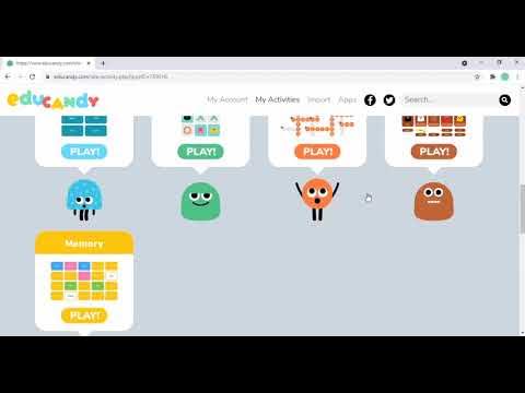 How to Create Edugames with Educandy Site - YouTube