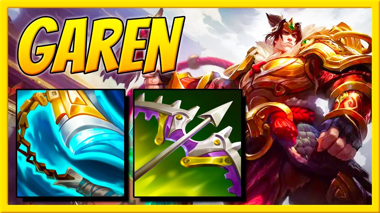 COMO JOGAR DE GAREN TOP (DICAS, BUILDS, COMBOS) - Gameplay League of ...