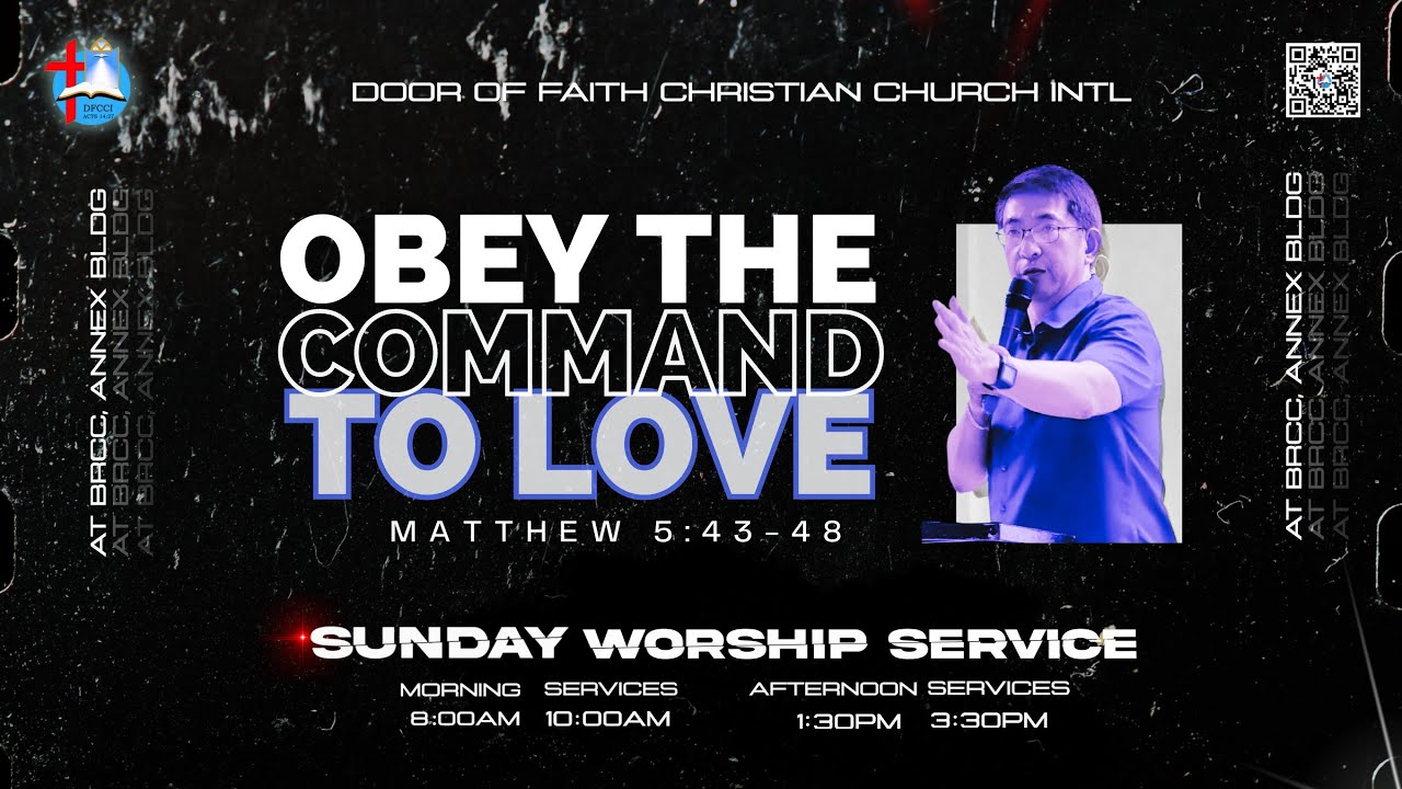 OBEY THE COMMAND TO LOVE - YouTube