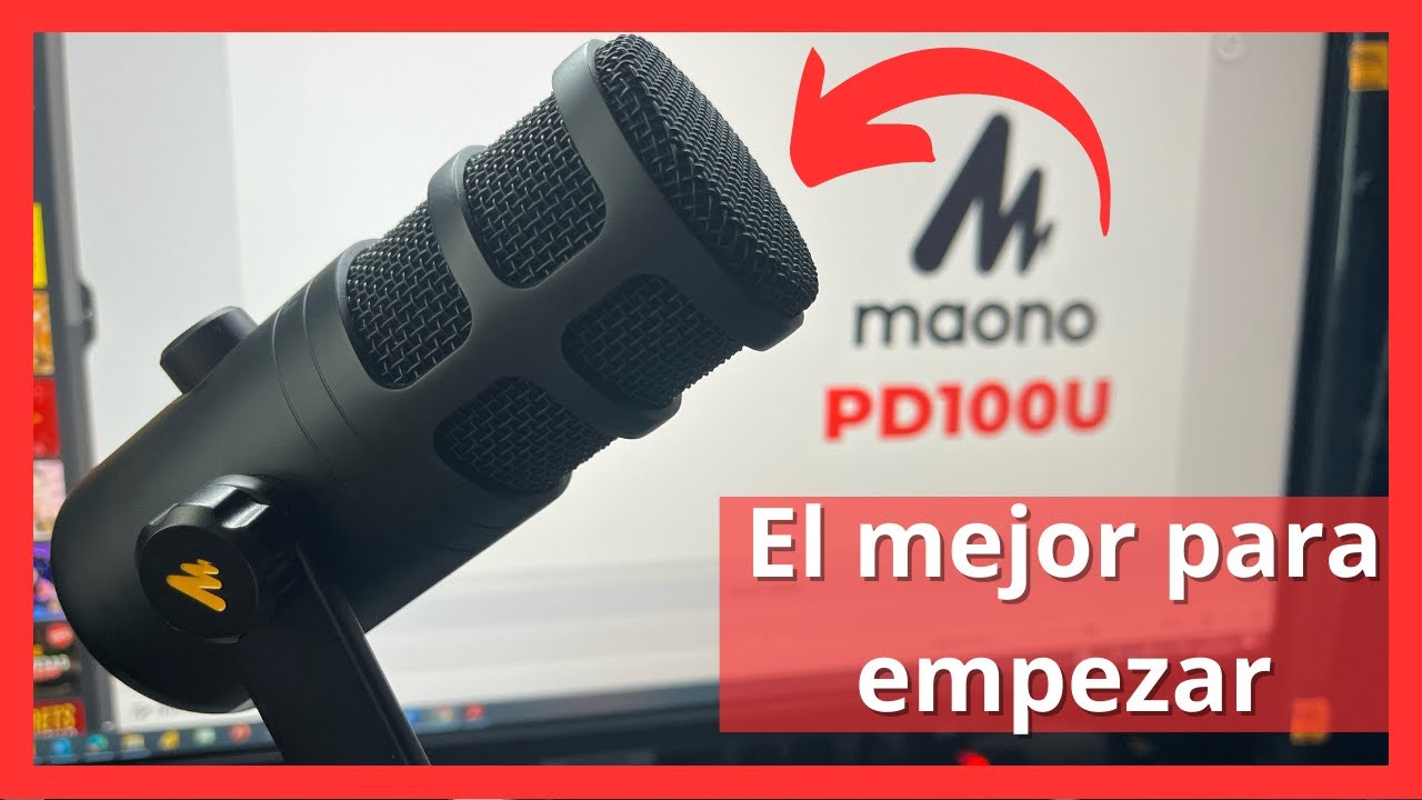 Micrófono Maono PD100 🎤 | Sonido INCREÍBLE para empezar en YOUTUBE ...