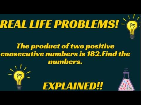 Real Life Applications of Quadratic Equations | Easy Word Problems ...