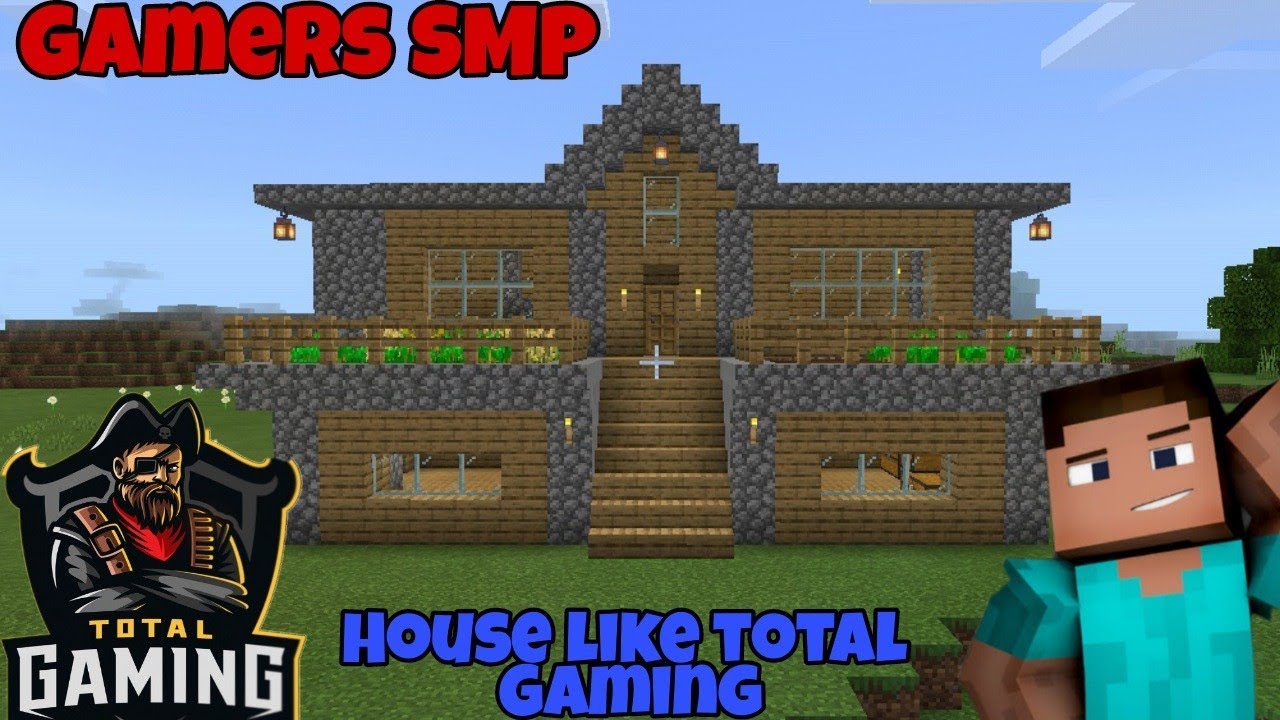 Building house in Gamers Smp Like Total Gaming || Gamers Smp Day 3 ...