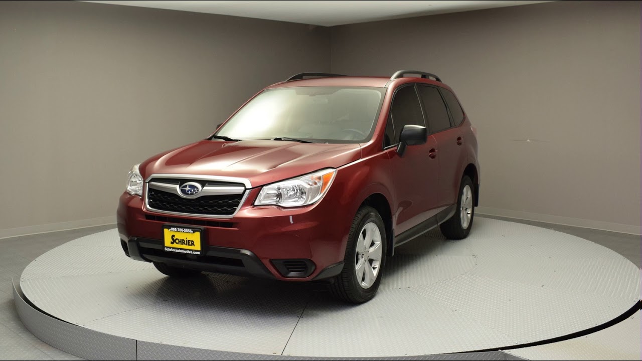 2016 Venetian Red Pearl Subaru Forester 4D Sport Utility #GH564492 ...