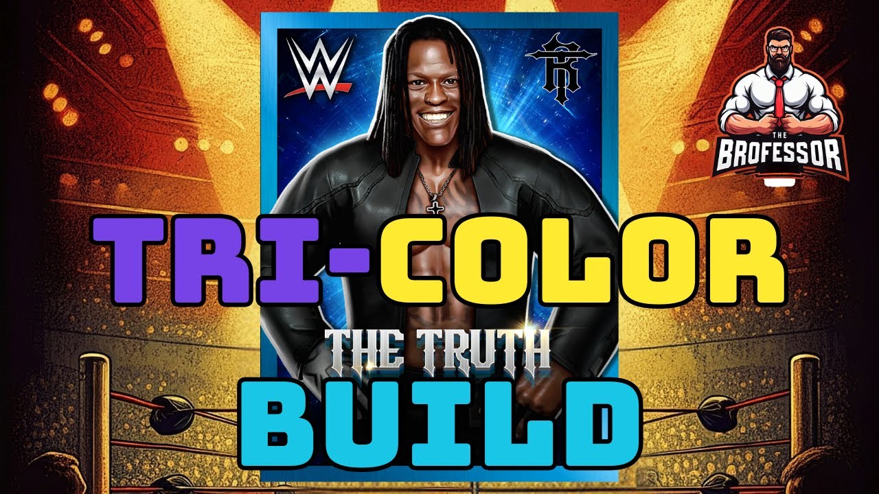 "EASY" TRI-COLOR BUILD: R- Truth "The Truth" Tour and Feud - YouTube